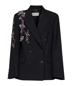 Dries Van Noten Long-sleeve Blazer - Black