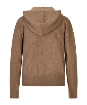 Agnona Hooded Knitted Casual Jacket