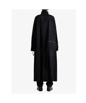 Yohji Yamamoto Long High-neck Jacket