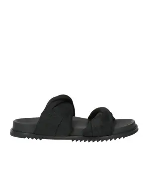 Rick Owens Minimalist Leather Sandals - Black