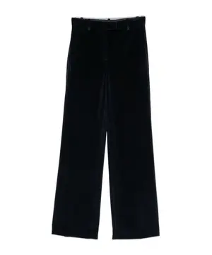 CIRCOLO 1901 Velvet Wide-leg Trousers
