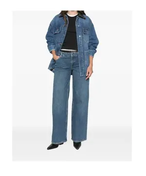 Simkhai Waist Wideleg Jeans