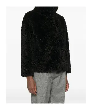 Herno Faux-fur High-neck Coat