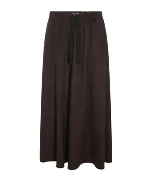 Herno Drawstring Maxi Skirt - Black