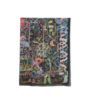 Faliero Sarti Printed Scarf - Black