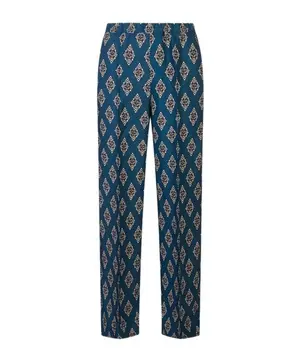 F.R.S FOR RESTLESS SLEEPERS Patterned Casual Pants - Blue
