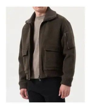 Paul & Shark Ribbed-collar Zip-up Jacket