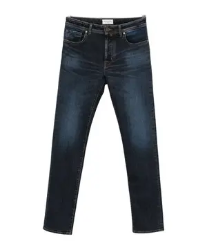 Jacob Cohen Logo-patch Jeans - Blue