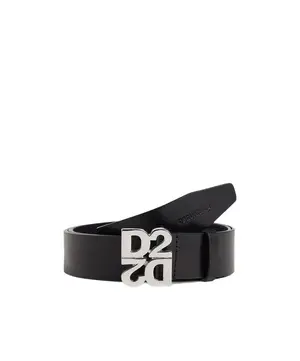 Dsquared2 Upside Down Leather Belt - No
