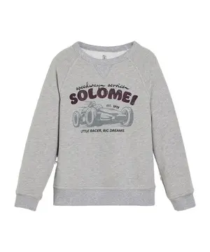 Brunello Cucinelli Graphic-print Long-sleeve Sweatshirt
