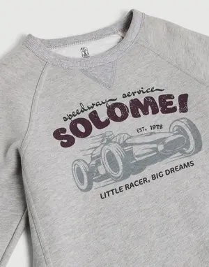 Brunello Cucinelli Graphic-print Long-sleeve Sweatshirt
