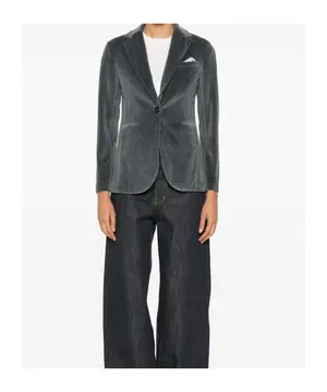 CIRCOLO 1901 Velvet Single-breasted Jacket
