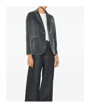 CIRCOLO 1901 Velvet Single-breasted Jacket