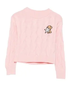 Moschino Teddy Bear Cable-knit Sweater - No