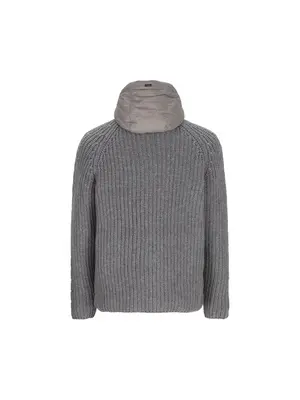 Herno Button-front Long-sleeve Knit Cardigan