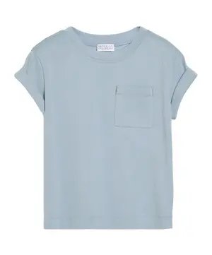 Brunello Cucinelli Cotton Jersey T-shirt With Monili