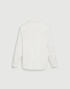 Brunello Cucinelli Embroidered Long-sleeve Shirt