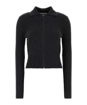 Victoria Beckham Long-sleeved Zip-up Cardigan