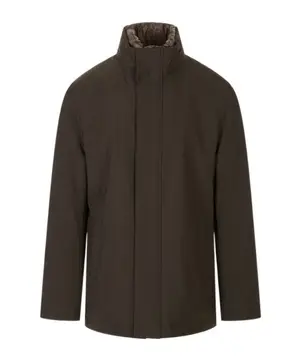 MONTECORE High-neck Zip-up Jacket - Black