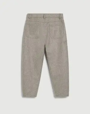 Brunello Cucinelli Belt-loop Tapered Trousers