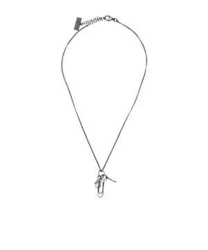 MAISON MARGIELA Metal Pendant Necklace - Gray