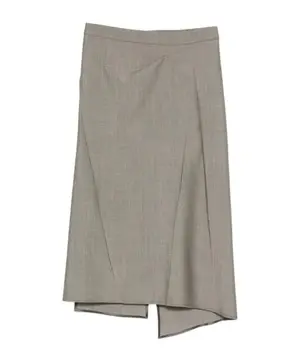 Victoria Beckham Pressed Tailored Midi Skirt