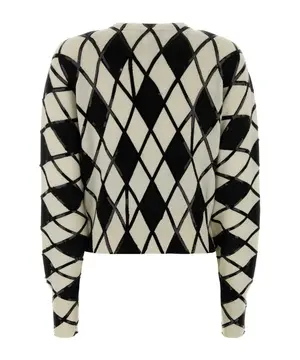 Blumarine Long-sleeve V-neck Cardigan