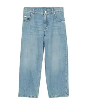 Brunello Cucinelli Belt-loop Logo-patch Jeans