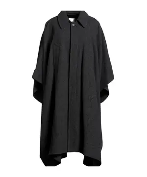 MAISON MARGIELA Long Singlebreasted Wool Coat - Black