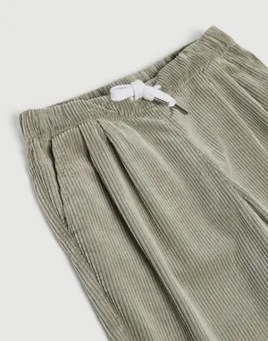 Brunello Cucinelli Pleated Drawstring Trousers