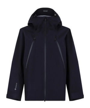 Moncler Long-sleeved Hooded Casual Jacket - Midnight Blue