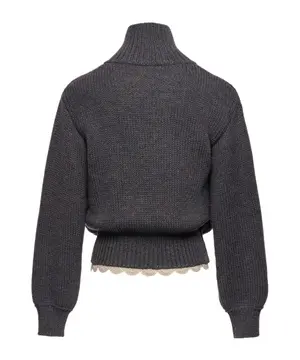 Magda Butrym Ribbed-knit Cardigan