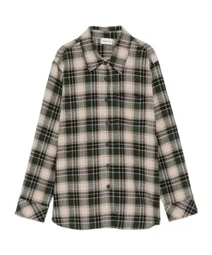 P.a.r.o.s.h Plaid Shirt With Rhinestone Embellishment