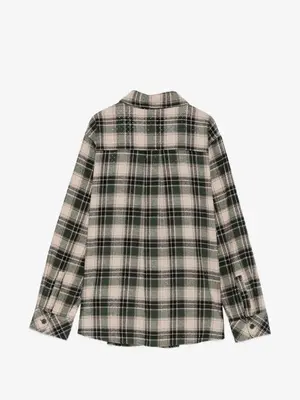 P.a.r.o.s.h Plaid Shirt With Rhinestone Embellishment