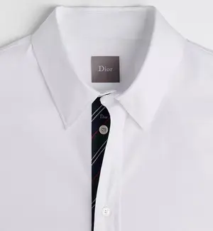 Dior Oxford Regimental Shirt - White