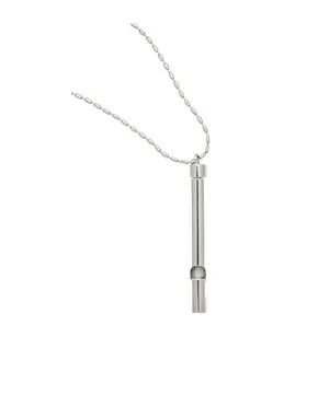 MAISON MARGIELA Metal Pendant Necklace - Silver
