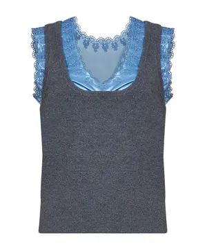 Rabanne Sleeveless Vest - Black