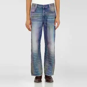 DIESEL® 1982 D-hakou High-waist Relaxed Jeans - Blue