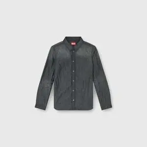 DIESEL® Shirt In Creased Denim