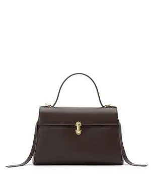 Savette Soft Symmetry Leather Bag - Brown