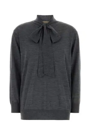 Valentino Garavani Wool Oversize Sweater - Gray