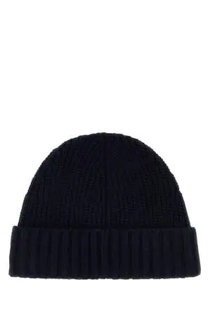 Stone Island Cashmere Beanie Hat - Blue