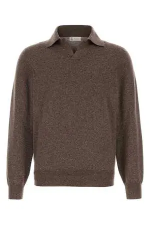 Brunello Cucinelli Melange Cashmere Sweater - Brown