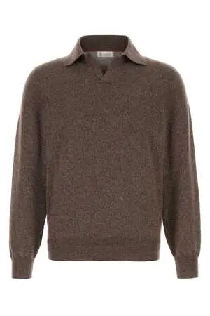 Brunello Cucinelli Melange Cashmere Sweater - Brown