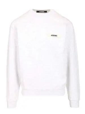 Jacquemus Jacquemus Men Cotton Sweatshirt Gray