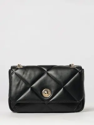 TWINSET Quilted Synthetic Leather Crossbody Bag With Flap Closure