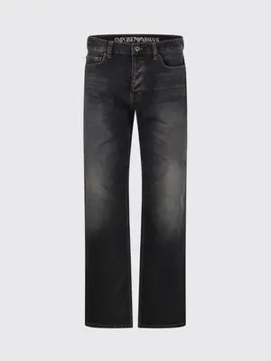 Emporio Armani Mid-rise Straight-fit Jeans - Grey