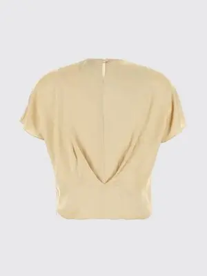 Isabel Marant Étoile Sakine Short-sleeved Viscose Blouse - Beige