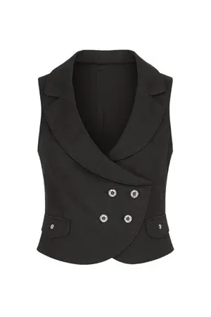 CONQUISTA Double-breasted Tailored Vest