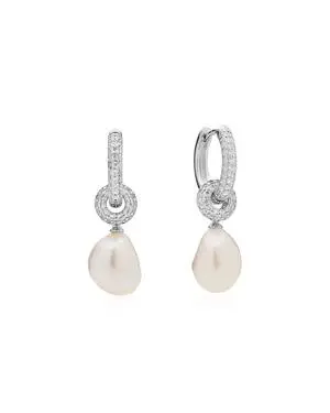 AMBER SCEATS Puma Earrings - Silver